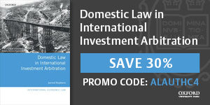 IAReporter/UCL book launch and panel discussion: domestic law in ...